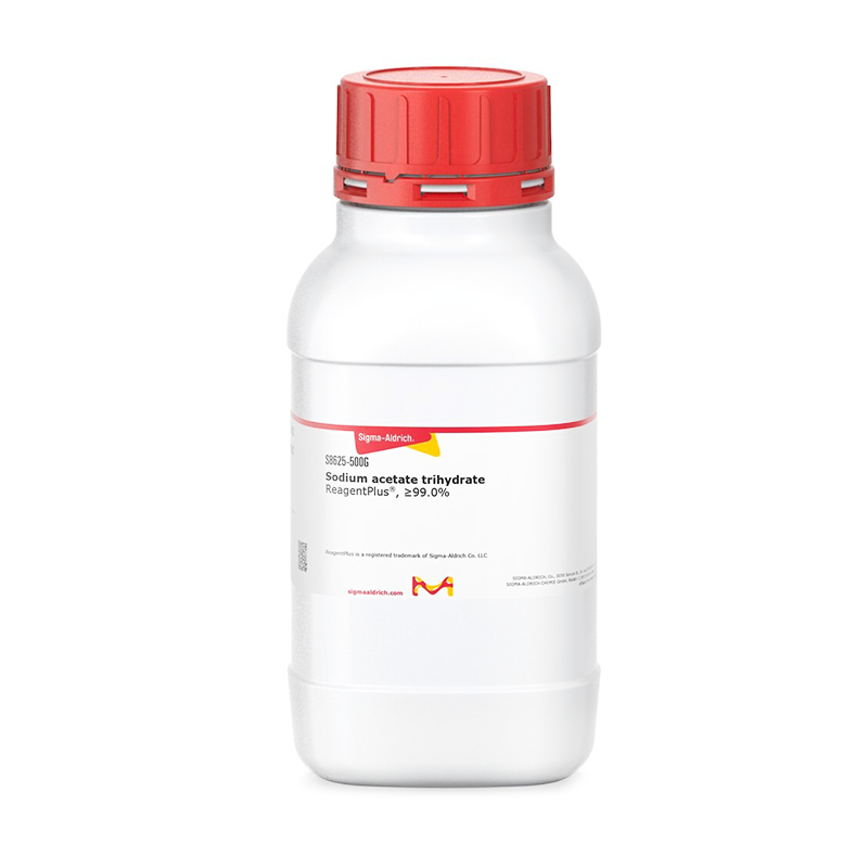 Sigma-Aldrich S8625 Sodium acetate trihydrate ReagentPlus®, ≥99.0% 1 kg