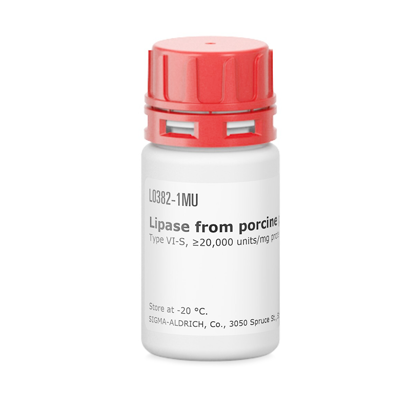 Sigma-Aldrich L0382 Lipase from porcine pancreas 100000 UNITS