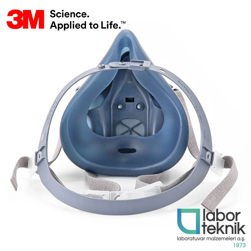 3M™ 7502 Yeniden Kullanılabilir Yarım Yüz Solunum Maskesi - (Orta Boy - M)
