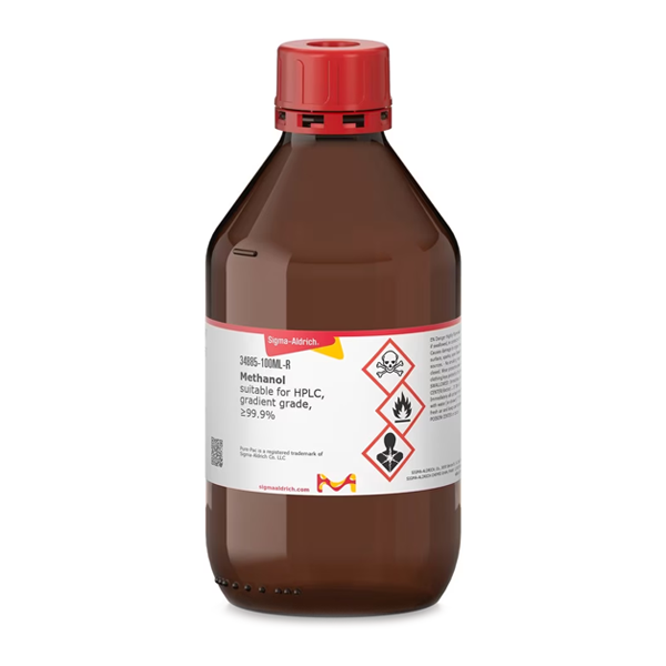Sigma-Aldrich 34885 Methanol suitable for HPLC, gradient grade, ≥99.9% ...