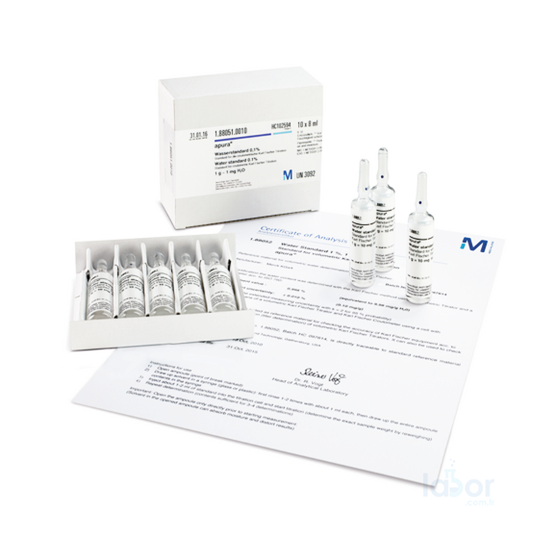 MERCK 188052 Water standard 1% Aquastar™ 10 x 8 mL