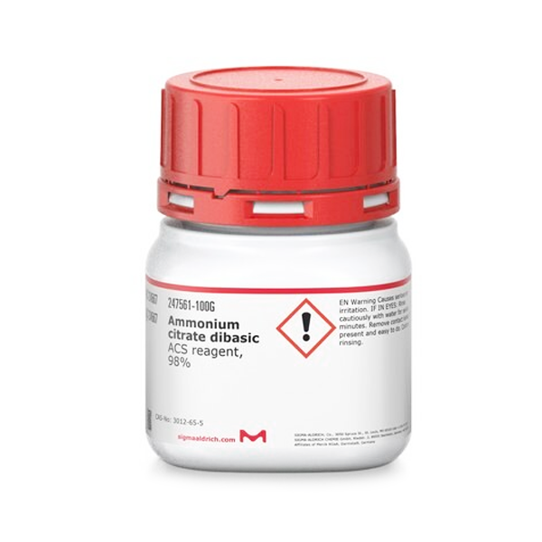 Sigma Aldrich 247561 Ammonium citrate dibasic ACS reagent, 98% 2.5 kg