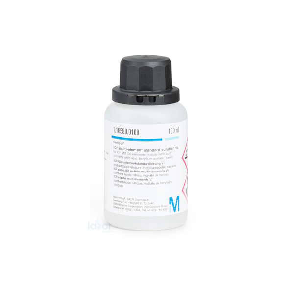 Merck Icp Multi Element Standard Solution Vi For Icp Ms 100 Ml