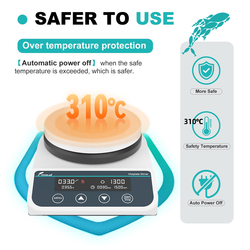 JOANLAB HS5Pro Isıtıcılı Manyetik Karıştırıcı