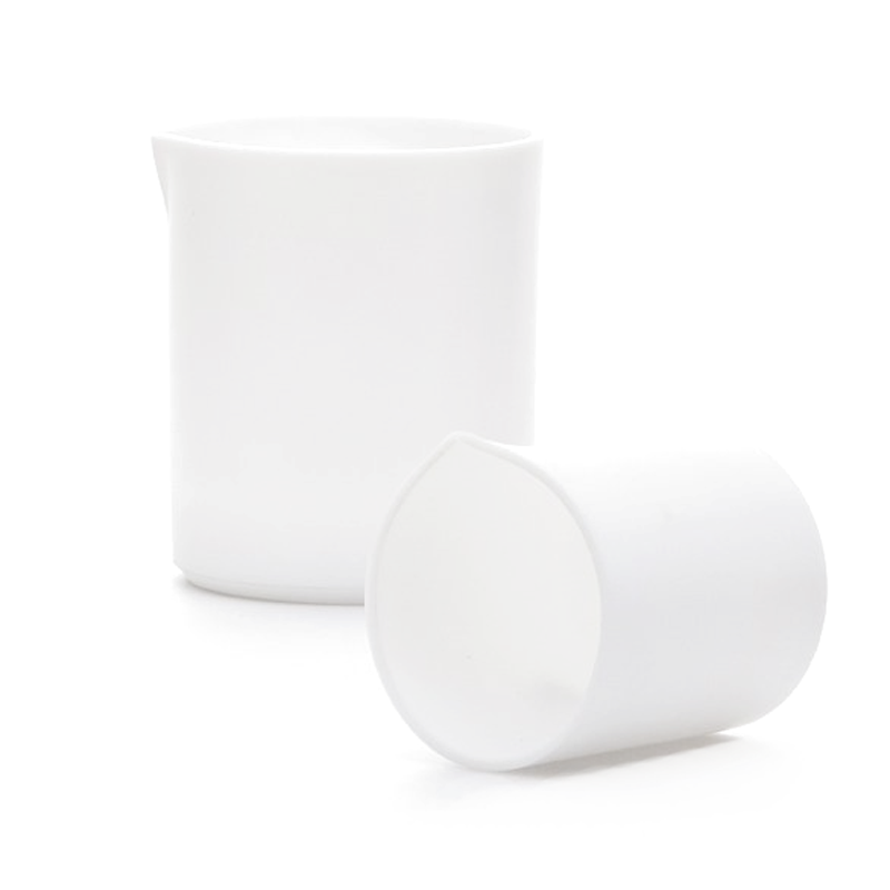 ISOLAB PTFE Kısa Form Beher +260 °C Sıcaklık Dayanımı 50 mL