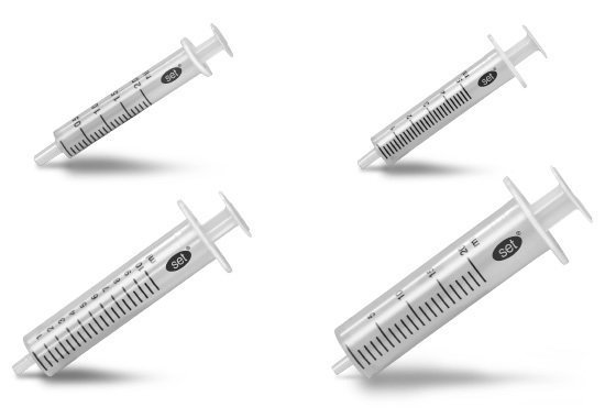 Tıpset Set® İnject 50 Cc Steril Enjektör 3 Parçalı 60 Adet/Paket