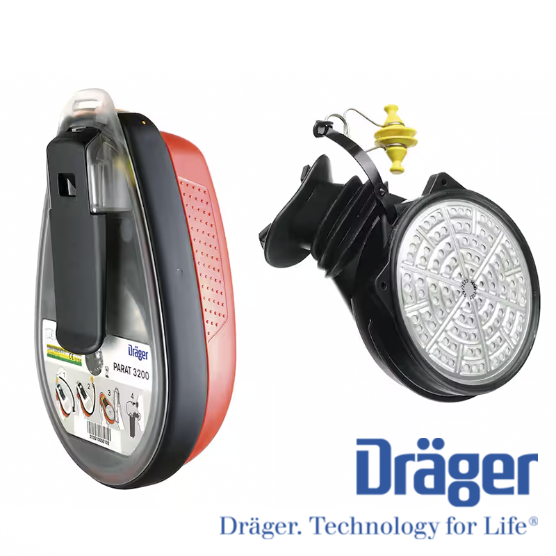 Drager Parat 3200 Filtreli Acil Kaçış Maskesi