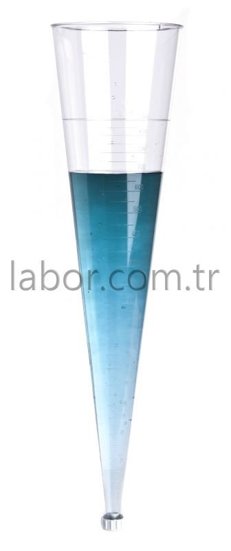 Vitlab İmhoff Hunisi 1000 mL Plastik (SAN)