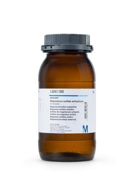 Merck 106067 Magnesium sulfate anhydrous for analysis EMSURE 25 kg