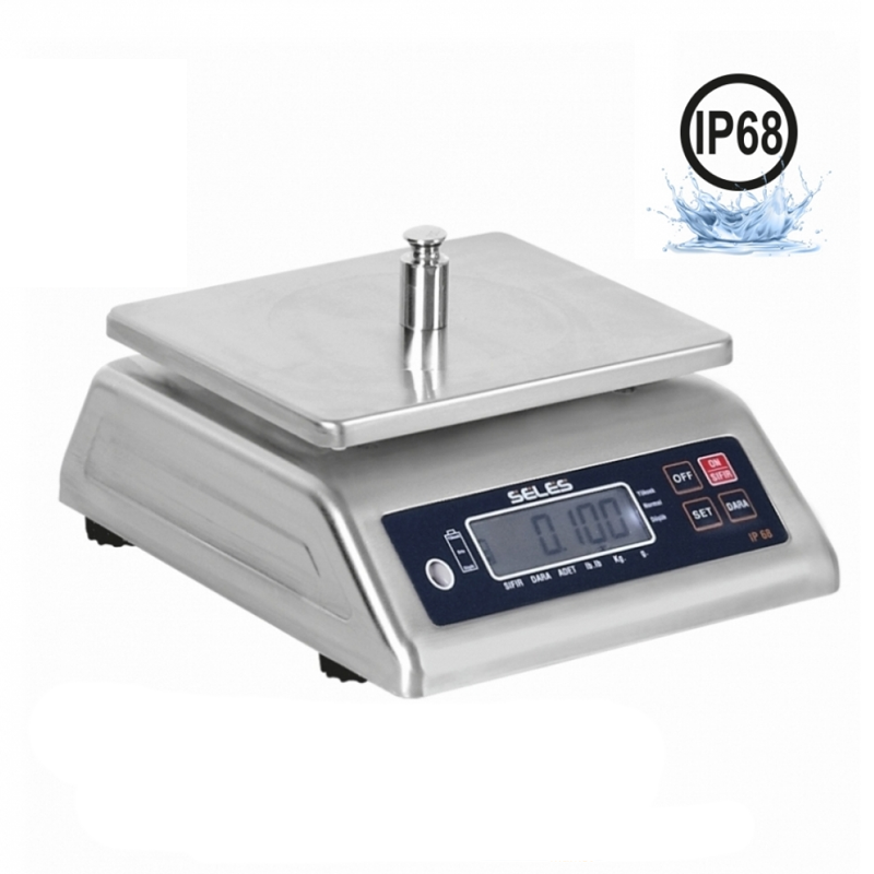SELES AGT S2 30 Su Korumalı Terazi 30 kg / 1 gr HACCP, CE, RoHS, IP68