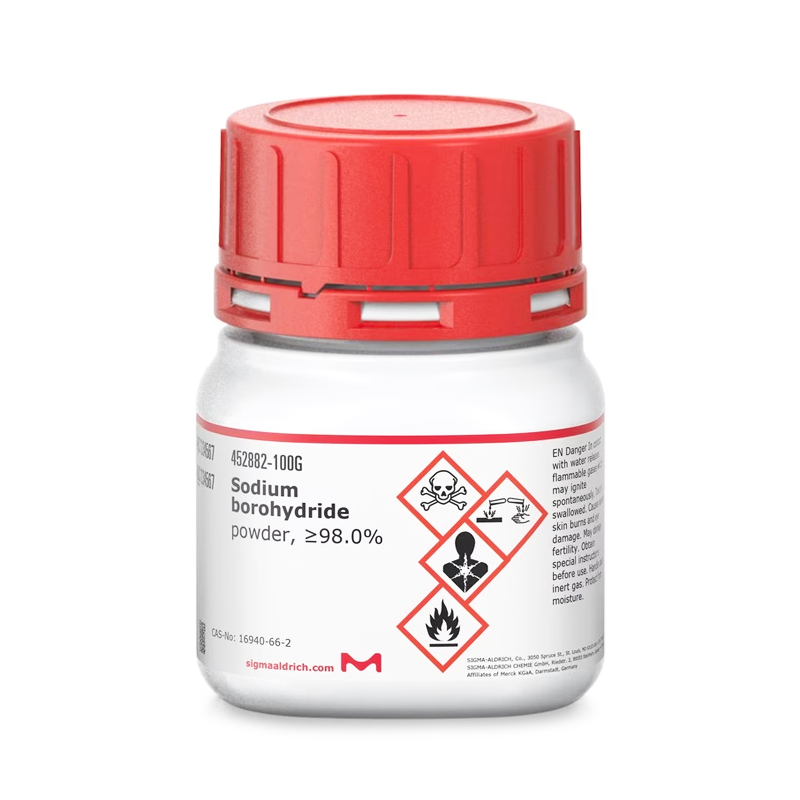 Sigma-Aldrich 452882 Sodium borohydride powder, ≥98.0% 500 gr