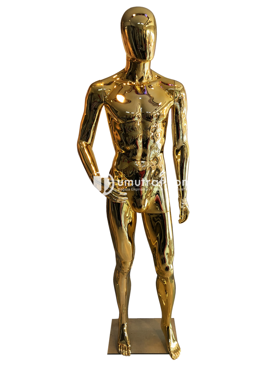 Parlak GOLD Erkek Manken - Umut Raf & Askılık Sistemleri