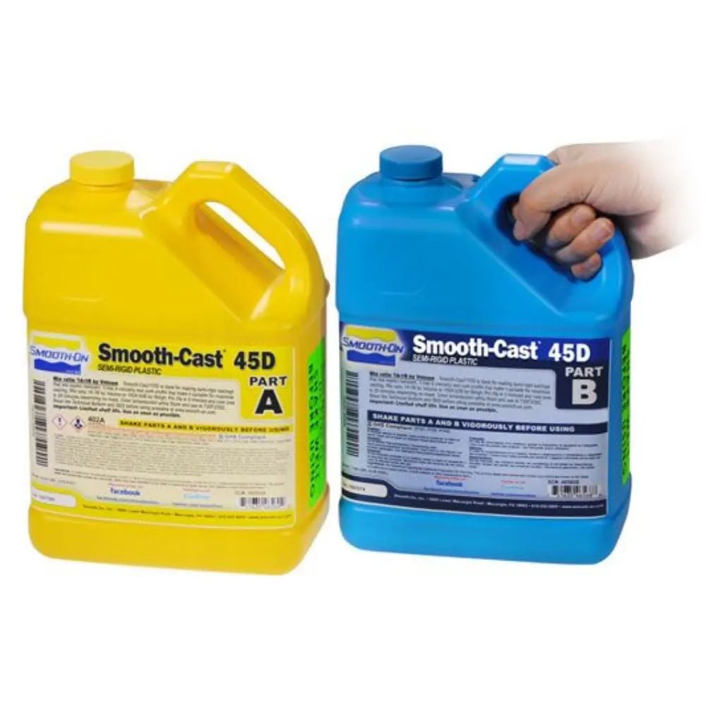 Smooth-Cast 45D Yarı Sert Sıvı Plastik Döküm Reçinesi 1 Gal - 7.53 Kg ...