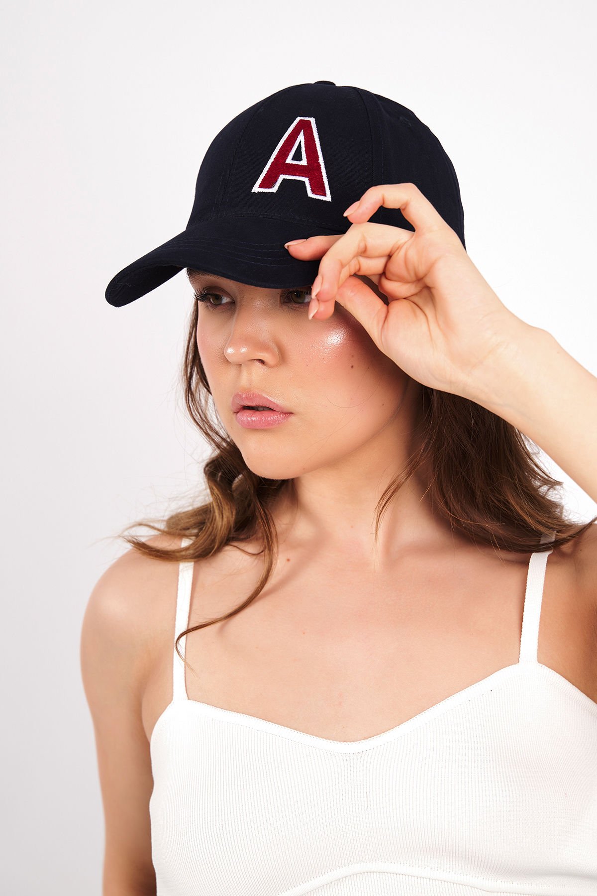 Kap-in - A Harf Nakışlı Cap Şapka A Harf Nakışlı Cap Şapka 199,00 TL