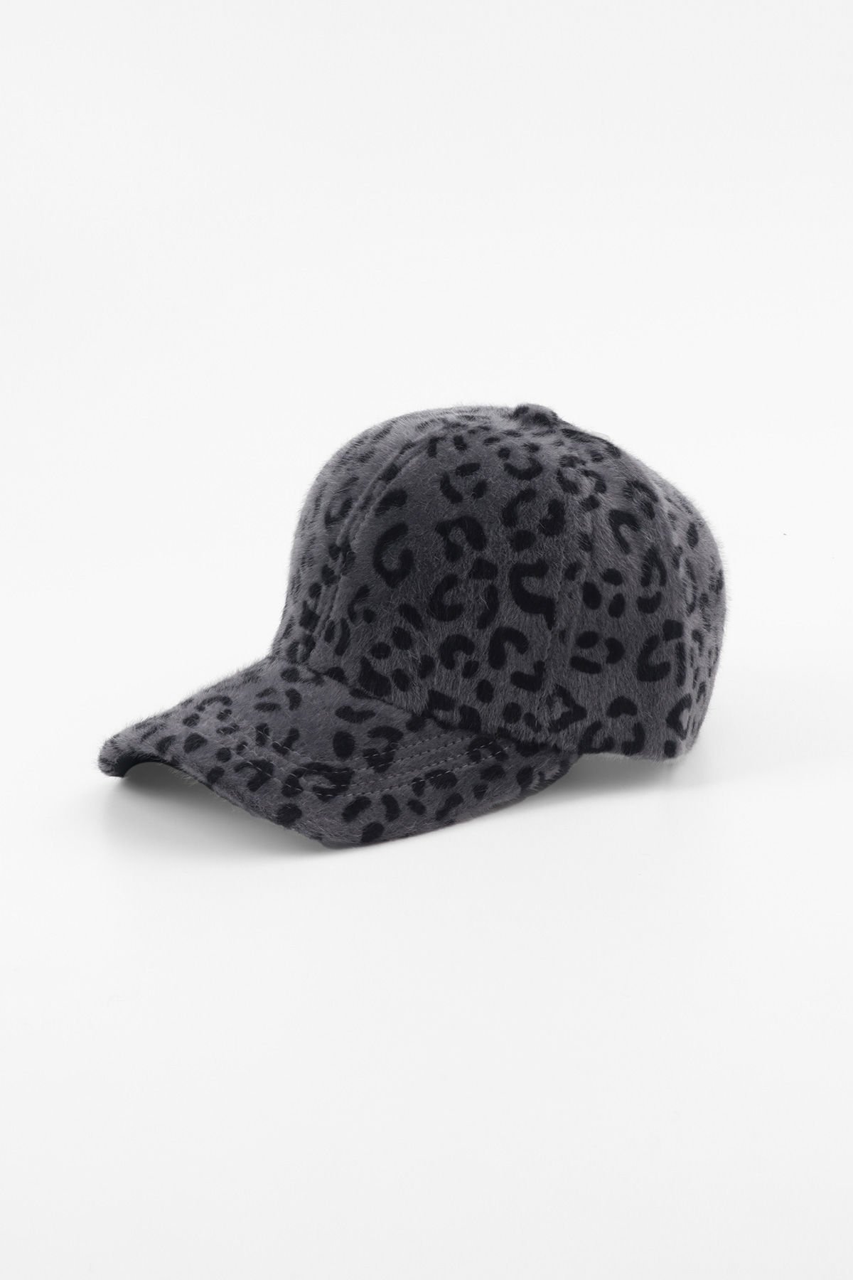 Gri Leopar Cap Şapka - Kapin
