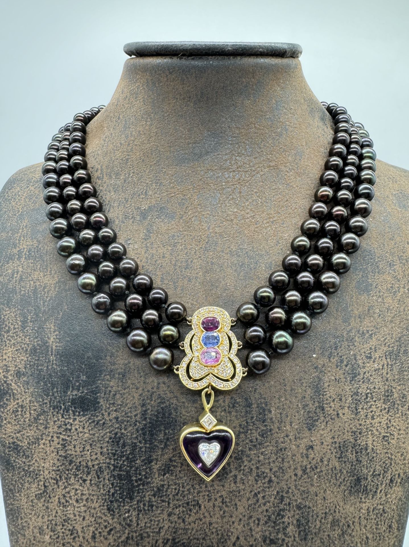 Siyah İncili Kolye | Doğal İnci Kolye Modelleri