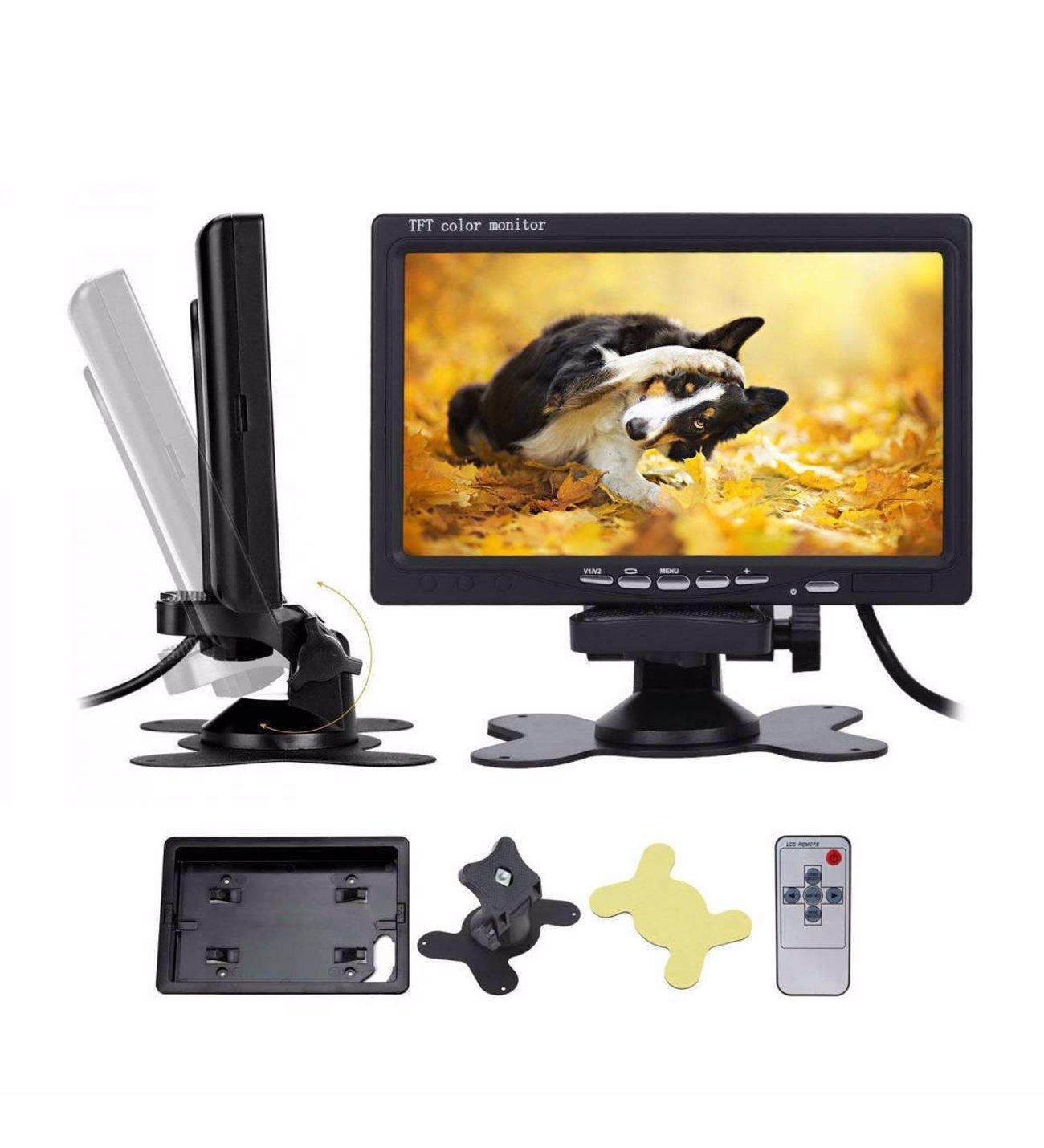 Araç geri görüş kamera ve monitör seti seti 7' inc tek bölge