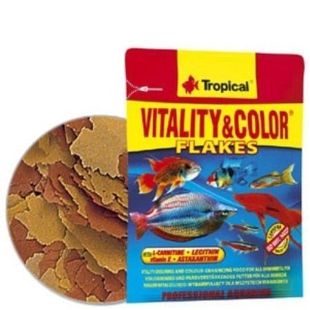TROPICAL Vitality&Color Flake 12 GR - 60,00 TL / Kutu / Paket Yemler