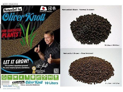 Oliver Knott Nature Soil Black Fine Kum 10L / 9Kg - 225,50 TL / Paket ...