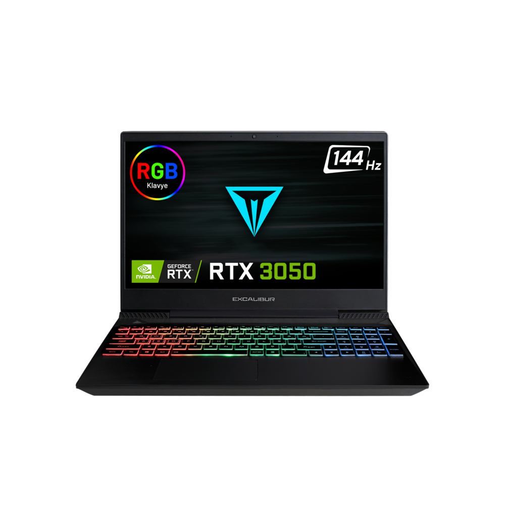 Casper Excalibur G770.1245-BQJ0P-B i5-12450H 16 GB 1 TB SSD RTX3050 15. ...