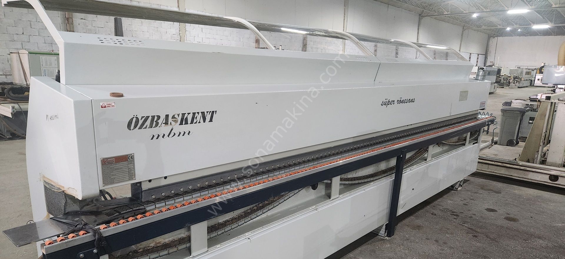 Özbaşkent Süper Rönesans KY60 SR Kenar Bantlama Makinesi (2021) FULL (İLK EL)