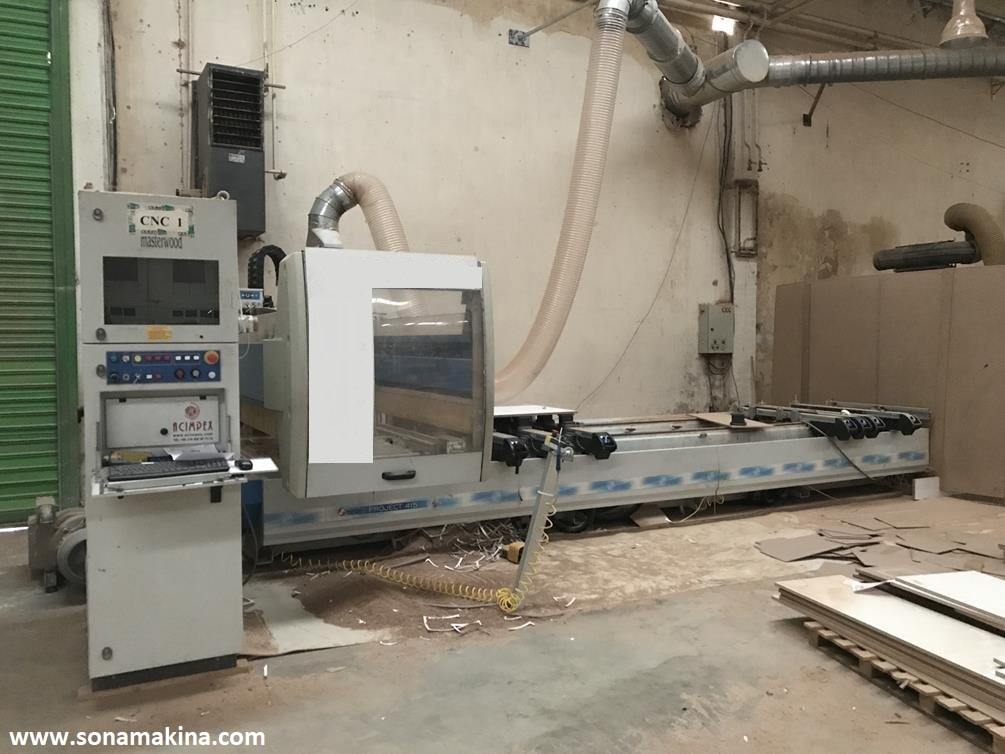 MASTERWOOD Project 415 L Cnc (2006) Yatay Frezeli