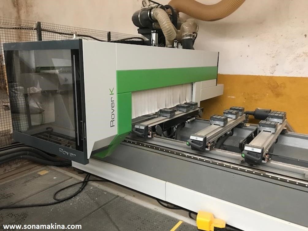 BIESSE Rover K 1232 Cnc (2017) Yatay Frezeli (İLK EL)