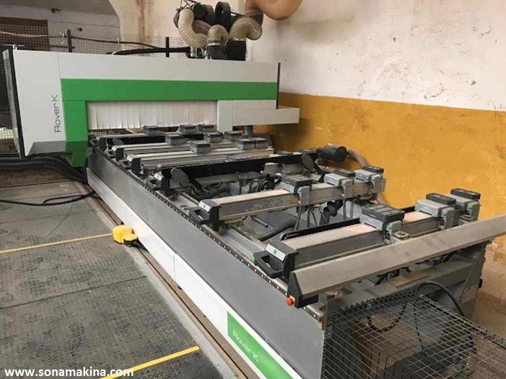 BIESSE Rover K 1232 Cnc (2017) Yatay Frezeli (İLK EL)