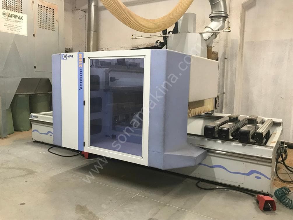 Homag Venture 316M BMG 311 5 Eksen Cnc Makinesi (2012) İLK EL