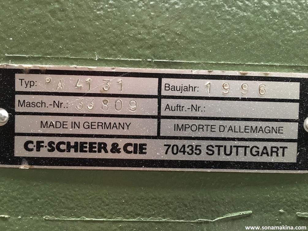Scheer PA 4131 Panel Ebatlama Makinesi (1996)