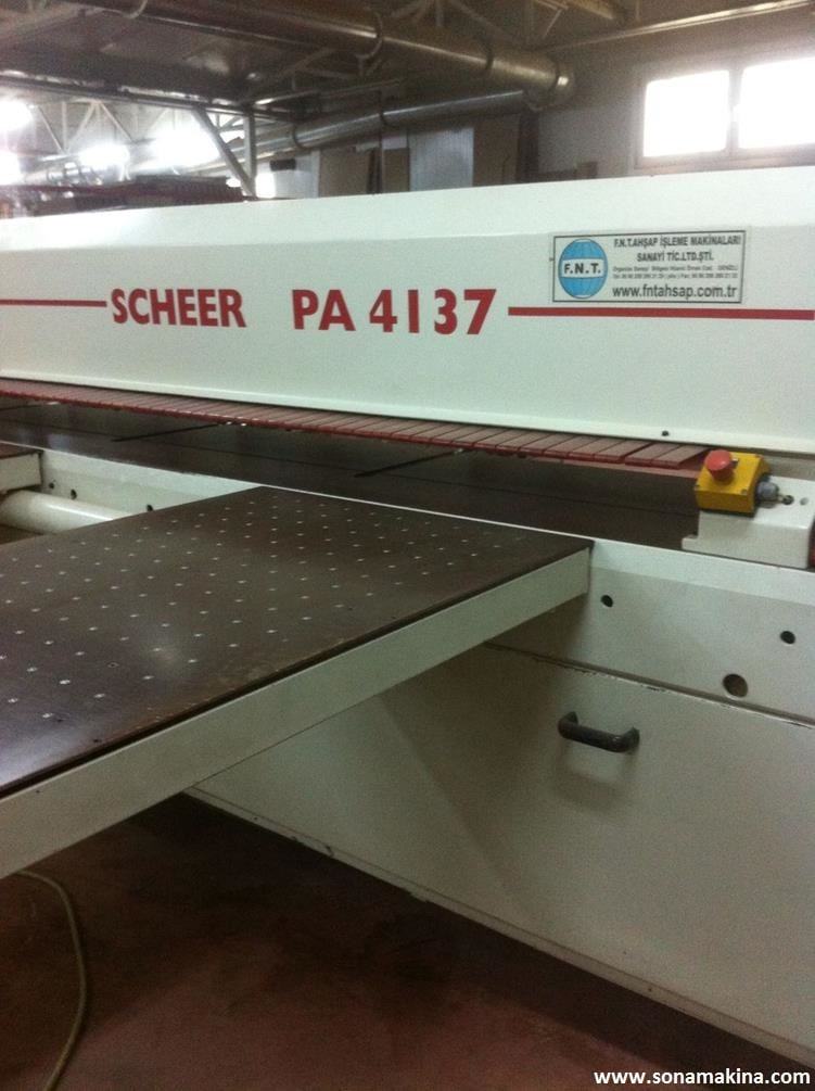 Scheer PA 4137 Panel Ebatlama Makinesi (2007) İLK EL