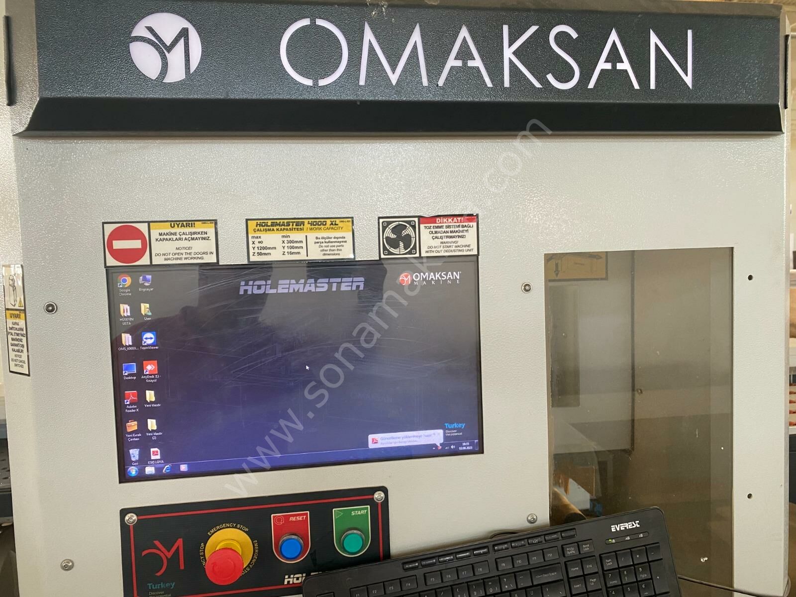 Omaksan Holemaster 4000 X-Line CNC Delik Makinesi (2018)