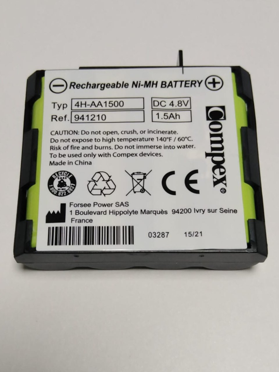 Compex Şarjlı Batarya Fit Sp Rehab Theta Physio Vitality - 4.8V