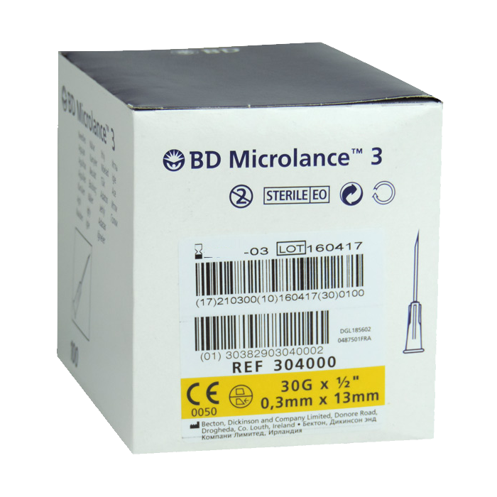 BD Microlance 3 Mezoterapi İğnesi 30G 0.3 x 13mm 100 adet - 100 Adet