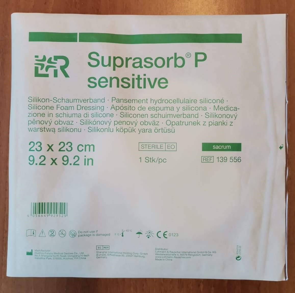LR Suprasorb P Sensitive Su Geçirmez Silikonlu Yara Örtüsü Sacrum ...