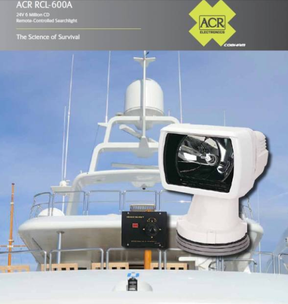 RCL-600A JOYSTİCK CONTROL SEARCHLIGHT | | ACR ARTEX PROJEKTÖRLER ...