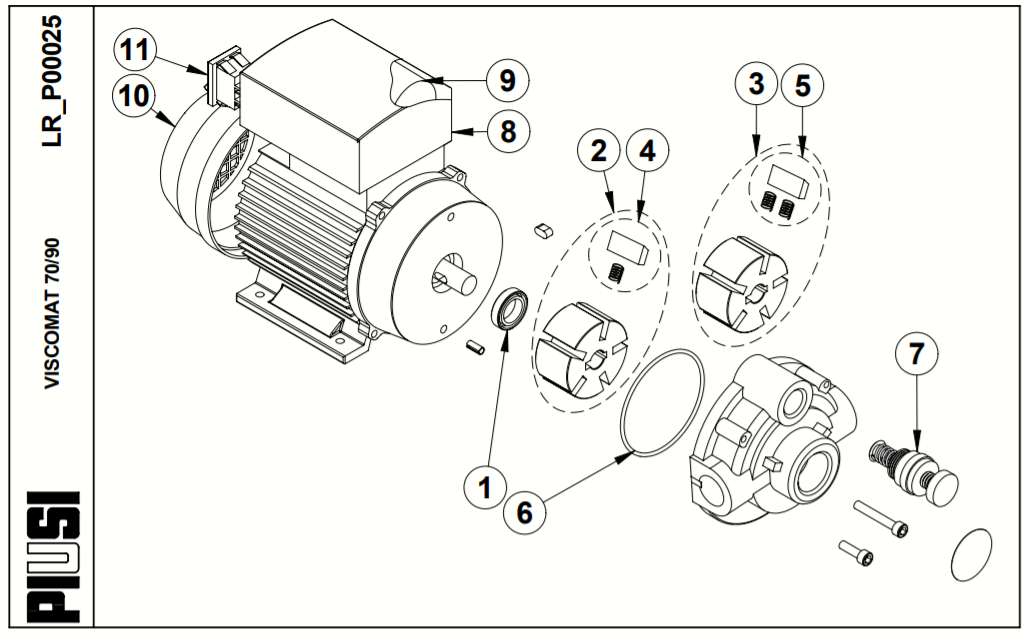 Viscomat 90T 380V Yağ Transfer Pompası - Piusi - Elektrikli Yağ Pompaları