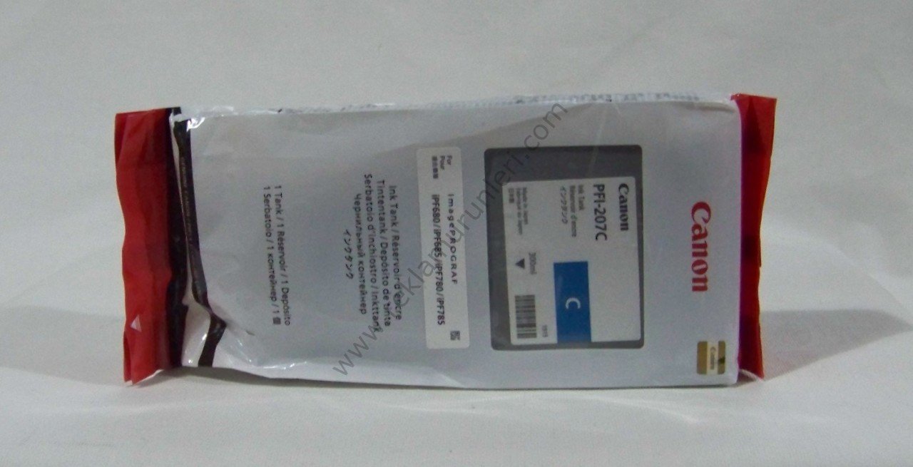 Canon PFI-207C Cyan Kartuş