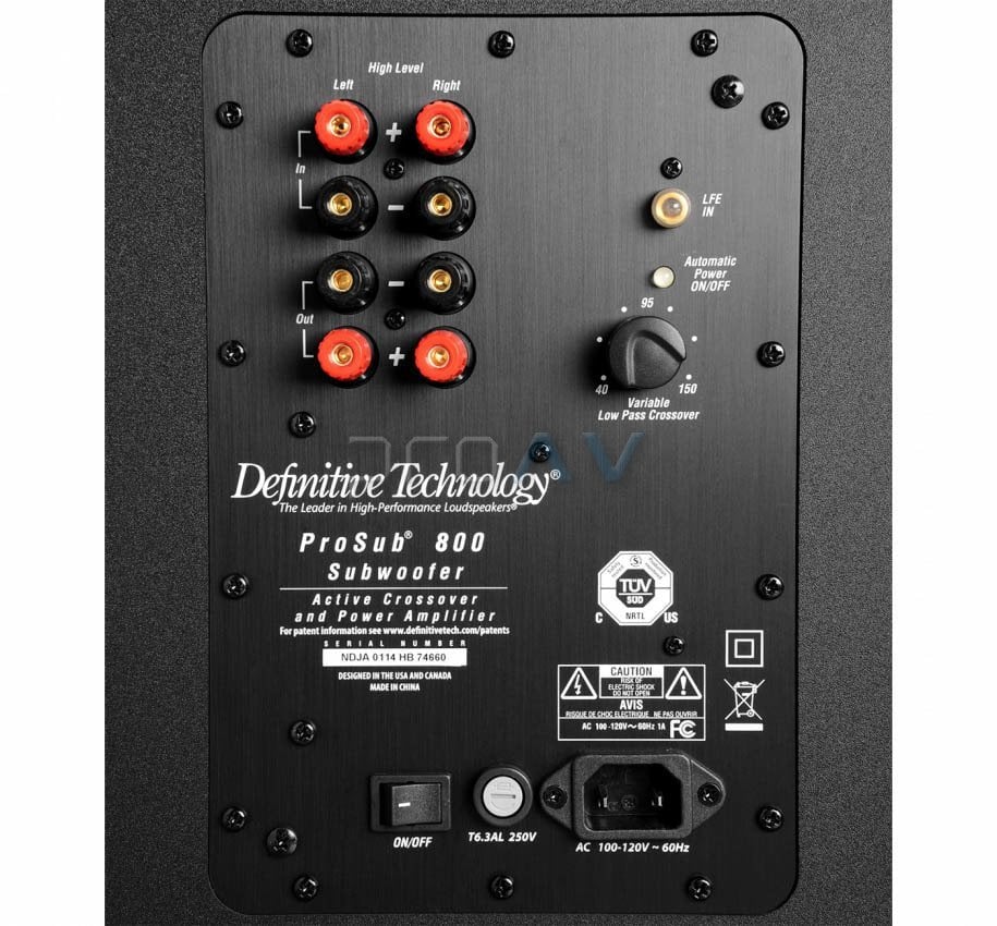 DEFINITIVE ProSub 800 Subwoofer