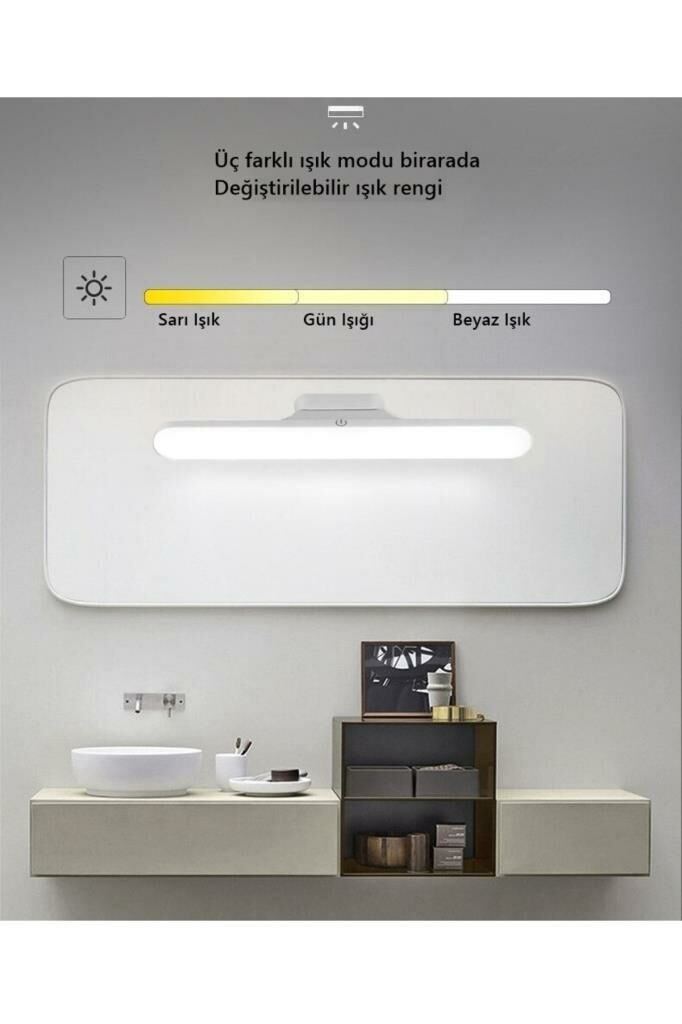 5 Watt Şarjlı Led Işık Mıknatıslı Led Lamba Dimmerli Nova Beyaz Hero ...