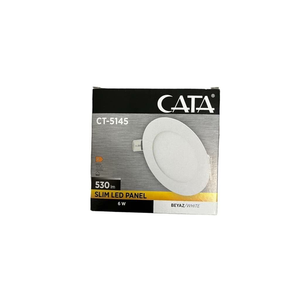 Cata 6 Watt Slim Led Panel Spot Beyaz Işık 5145 Cata 6 Watt Slim Led ...