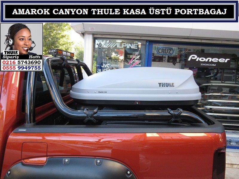 AMAROK CANYON THULE PORTBAGAJ (330 LİTRE) BOX VE BARLAR
