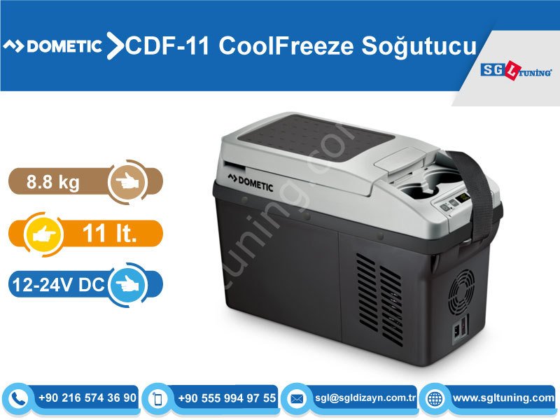 Dometic & Waeco CDF-11 CoolFreeze 11 lt. Kompresörlü Soğutucu