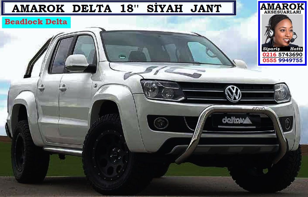 AMAROK DELTA BEADLOCK 18'' SİYAH JANT AMAROK AKSESUARLARI