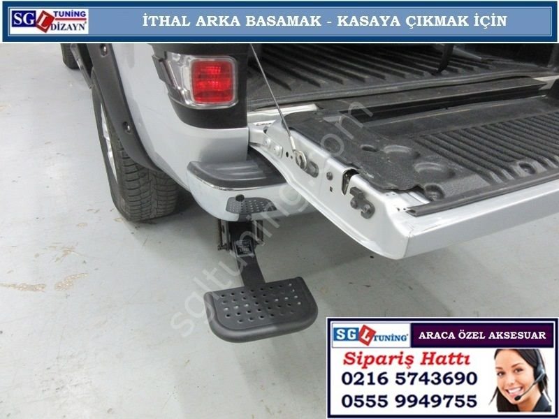 FORD RANGER XLT T-STEP ARKA KASA BASAMAK RANGER XLT OFF-ROAD AKSESUARLARI