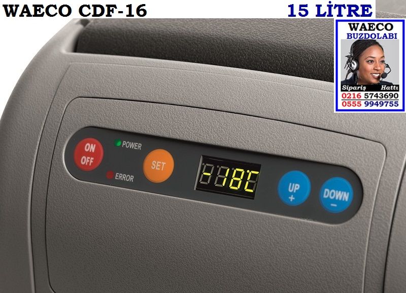 WAECO BUZDOLABI CDF-16 COOLFREEZE CDF-16 (15 LİTRE) KOMPRESÖRLÜ BUZDOLABI