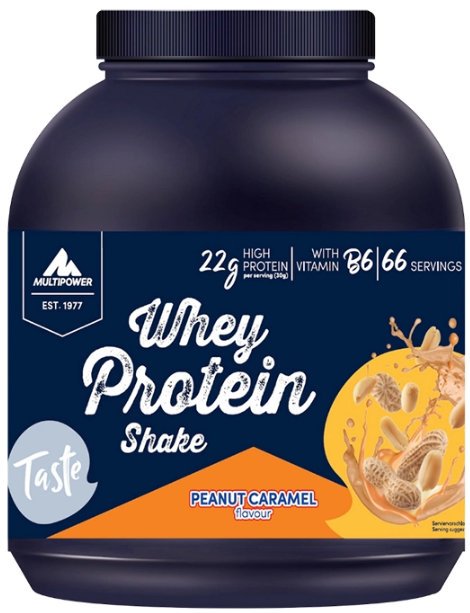 Multipower Whey Protein Shake 2000 Gr Yer Fıstığı Karamel Aromalı ...
