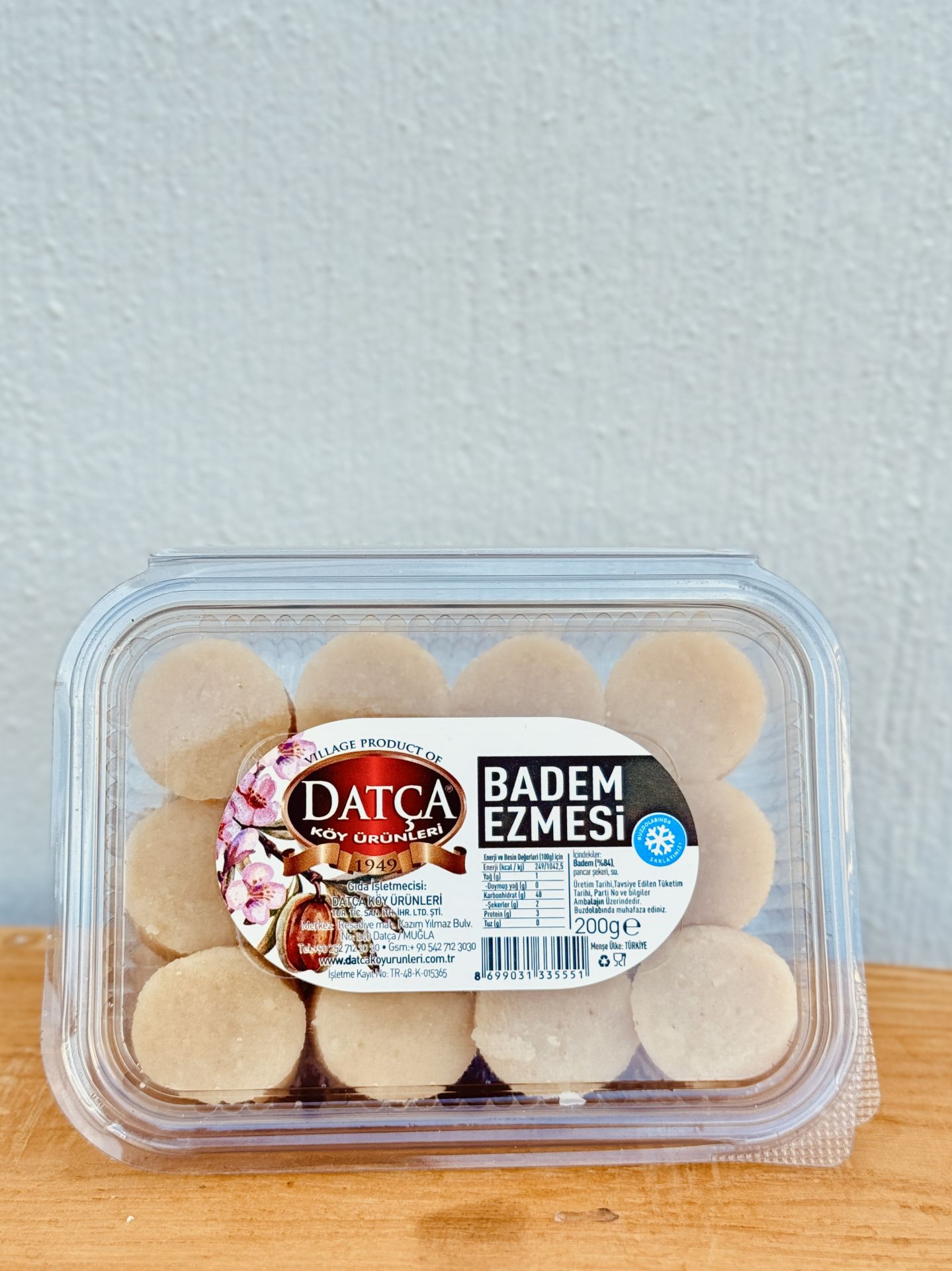 Datça Badem Ezmesi 200 Gr(MARZİPAN) - Datça Köy Ürünleri