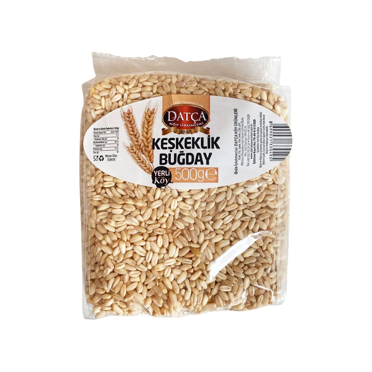 Keşkeklik ( Aşurelik) Buğday 500 g - Datça Köy Ürünleri