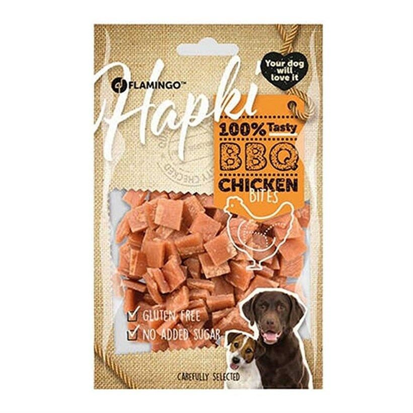 Flamingo Hapki BBQ Chicken Bites Tavuklu Köpek Ödülü 85gr | Petza